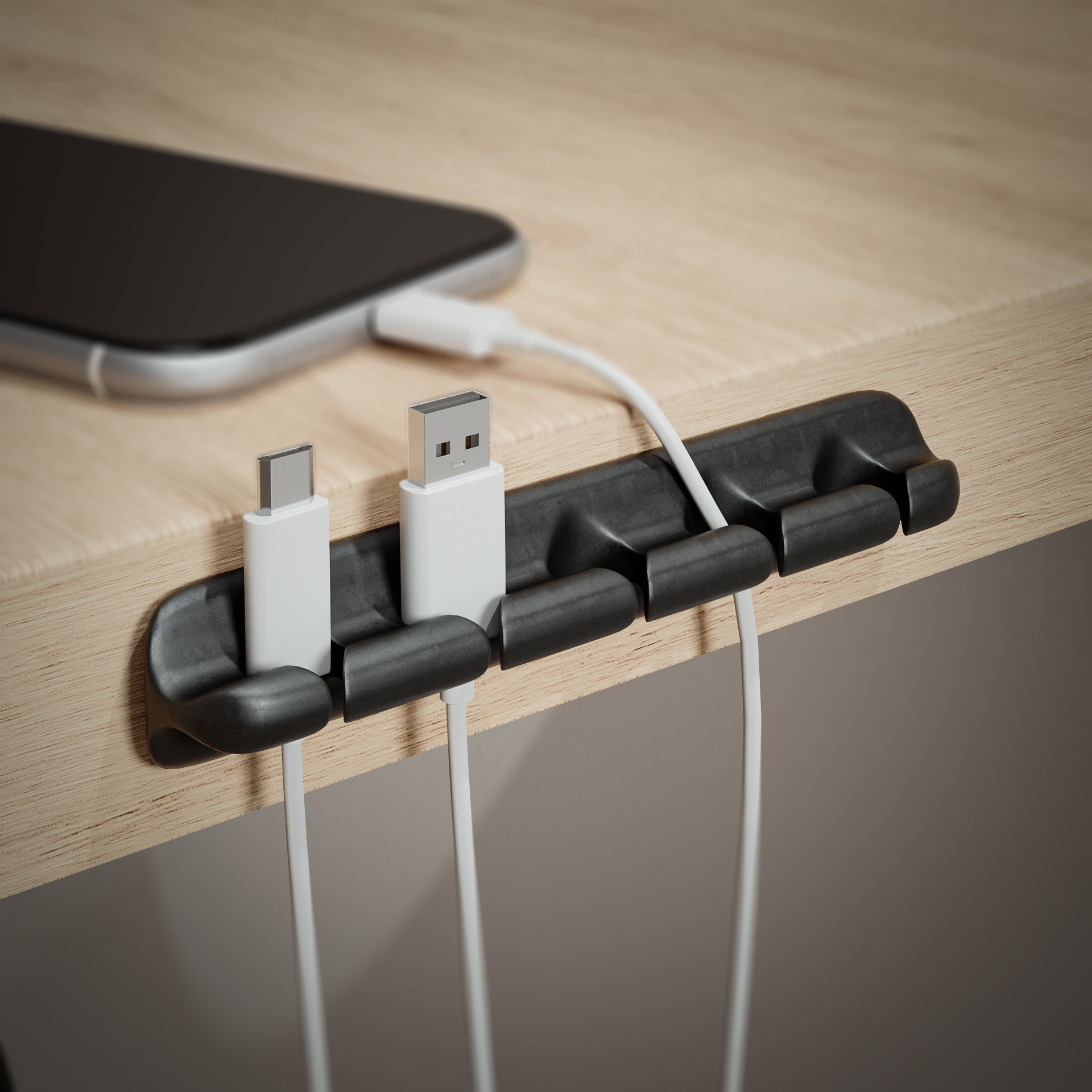 SOHO Premium Cable Holders | High-end Silicone | byKALLEVIG